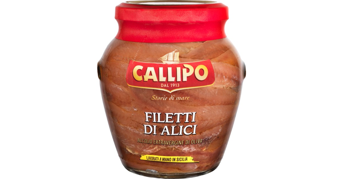 Filetti di Alici in Olio Extraver. Oliva
